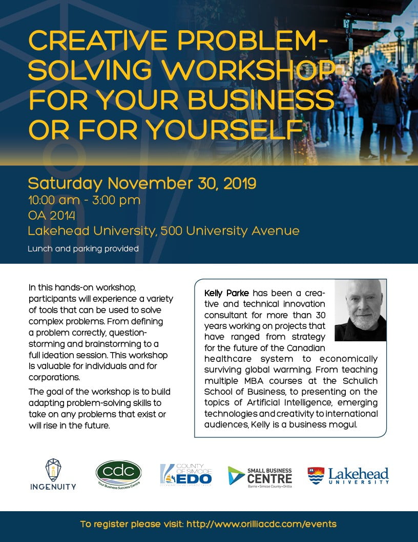 Creative Problem-Solving | Orillia Area CDC - Your Business Success Centre